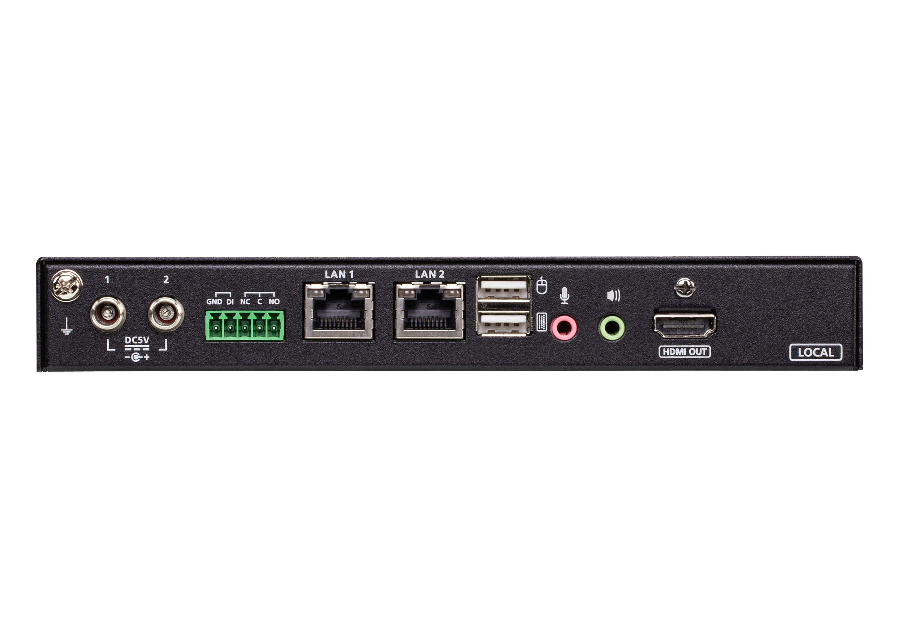 1-Local / Remote Shared Access Single Port 4K HDMI KVM over IP Switch ...
